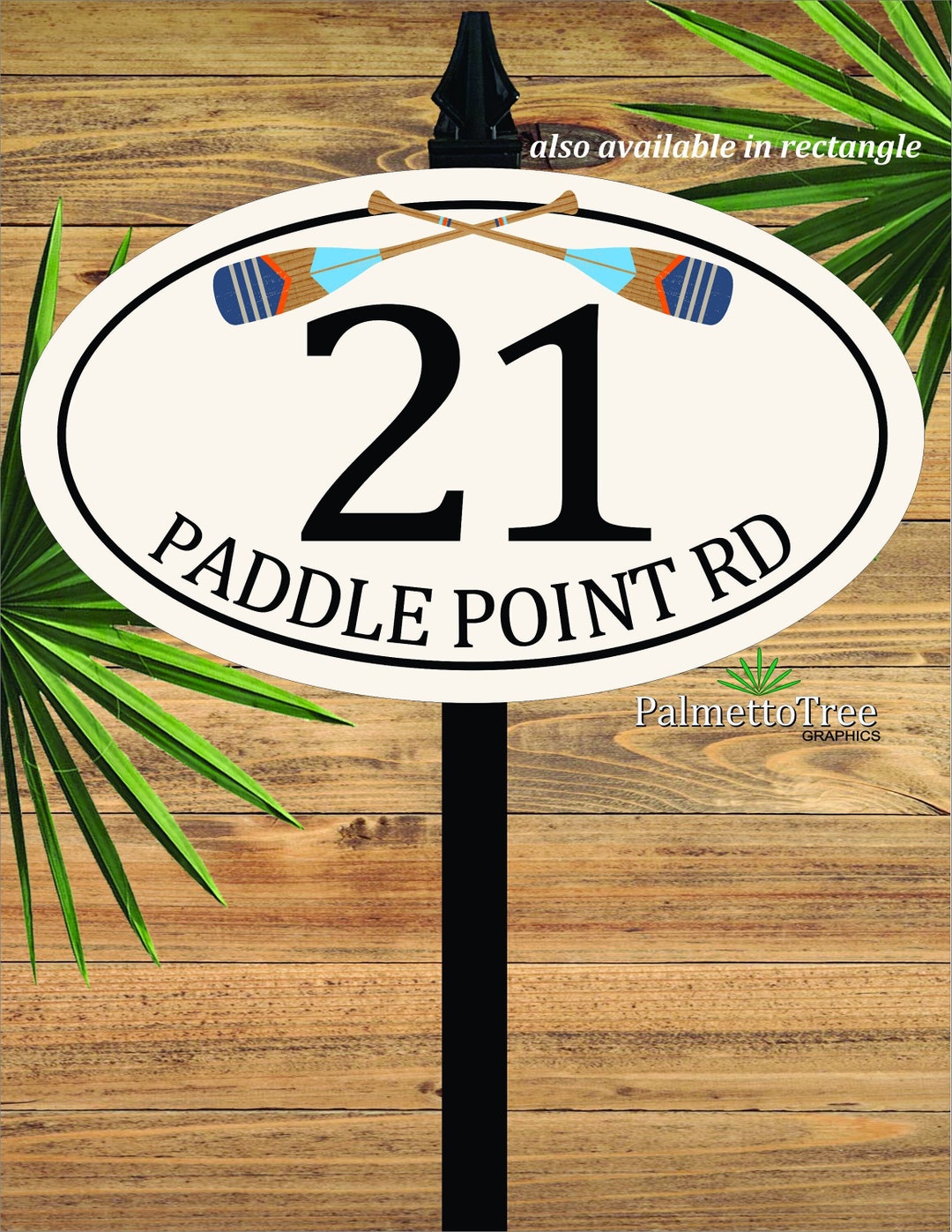 Address Sign Boat Oar Themed With Stake - Etsy