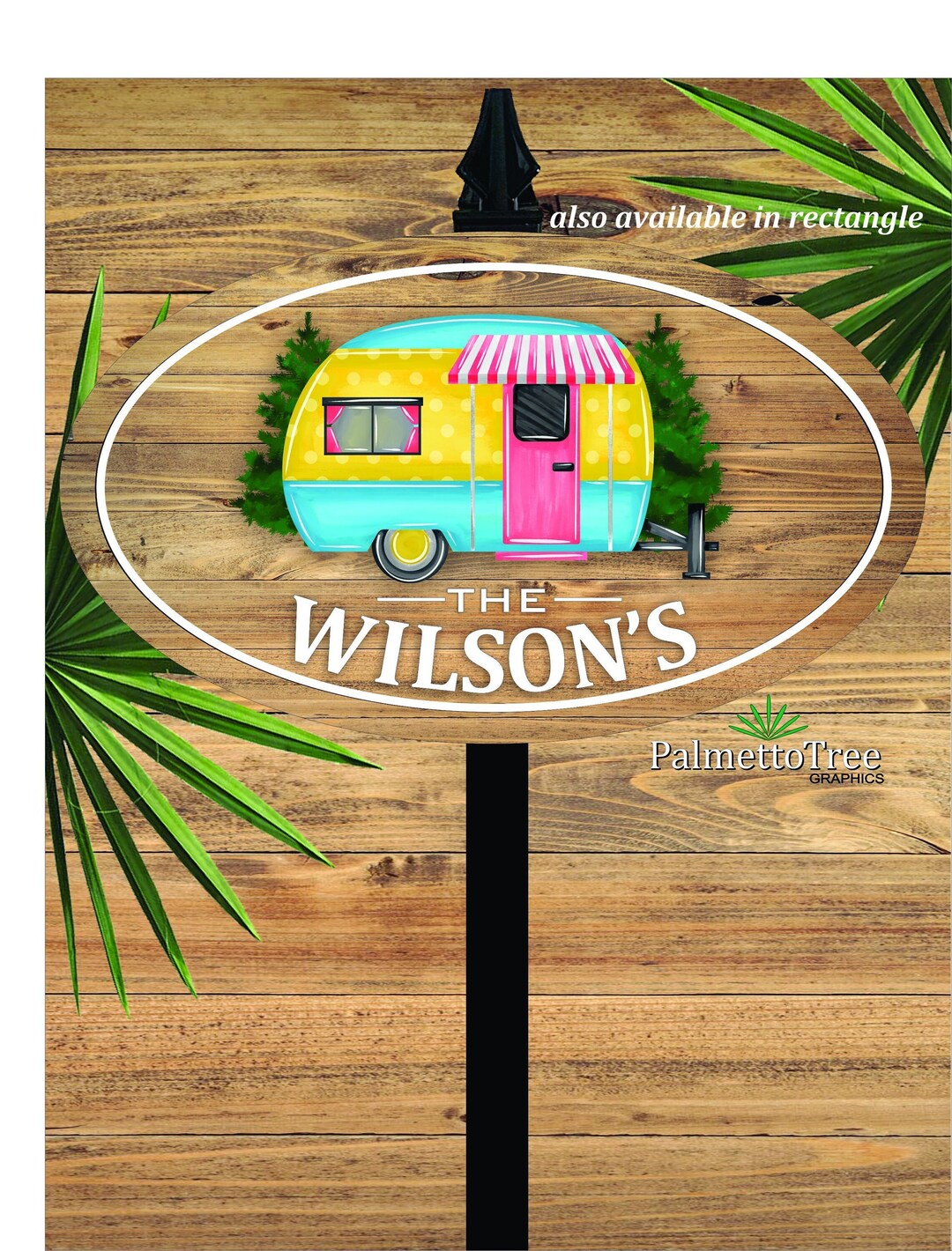 Garden Sign Camper Themed With Stake - Etsy