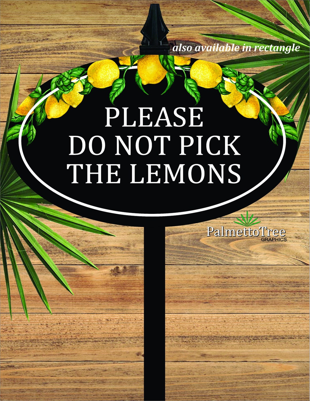 Please Do Not Pick Lemons Sign With Stake - Etsy