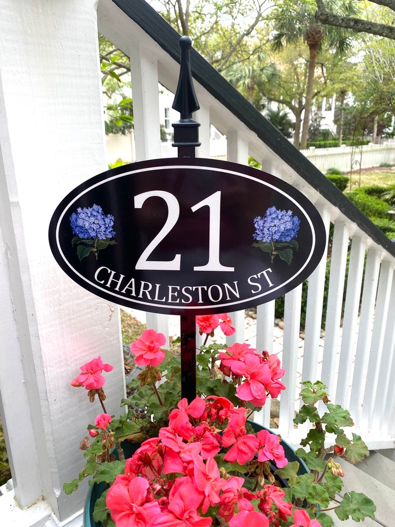 Address Sign Boat Oar Themed With Stake - Etsy