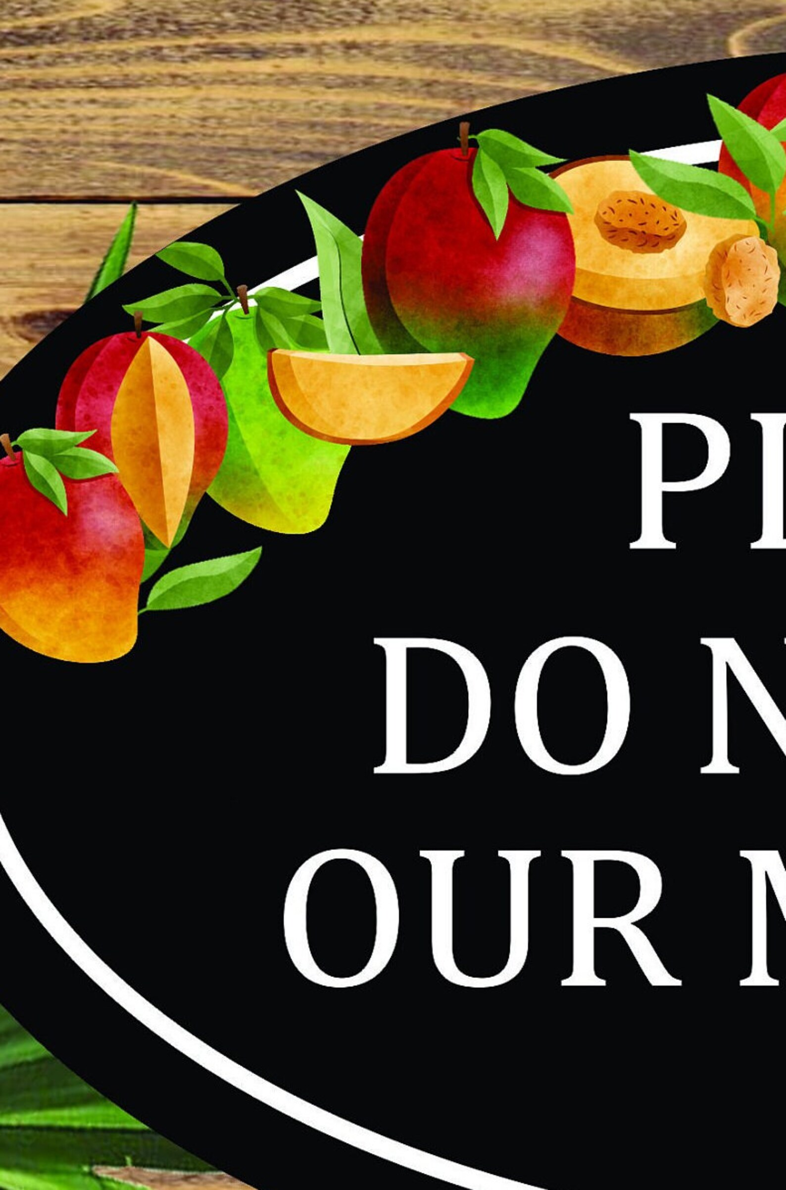 Please Do Not Pick Mangoes Sign With Stake - Etsy