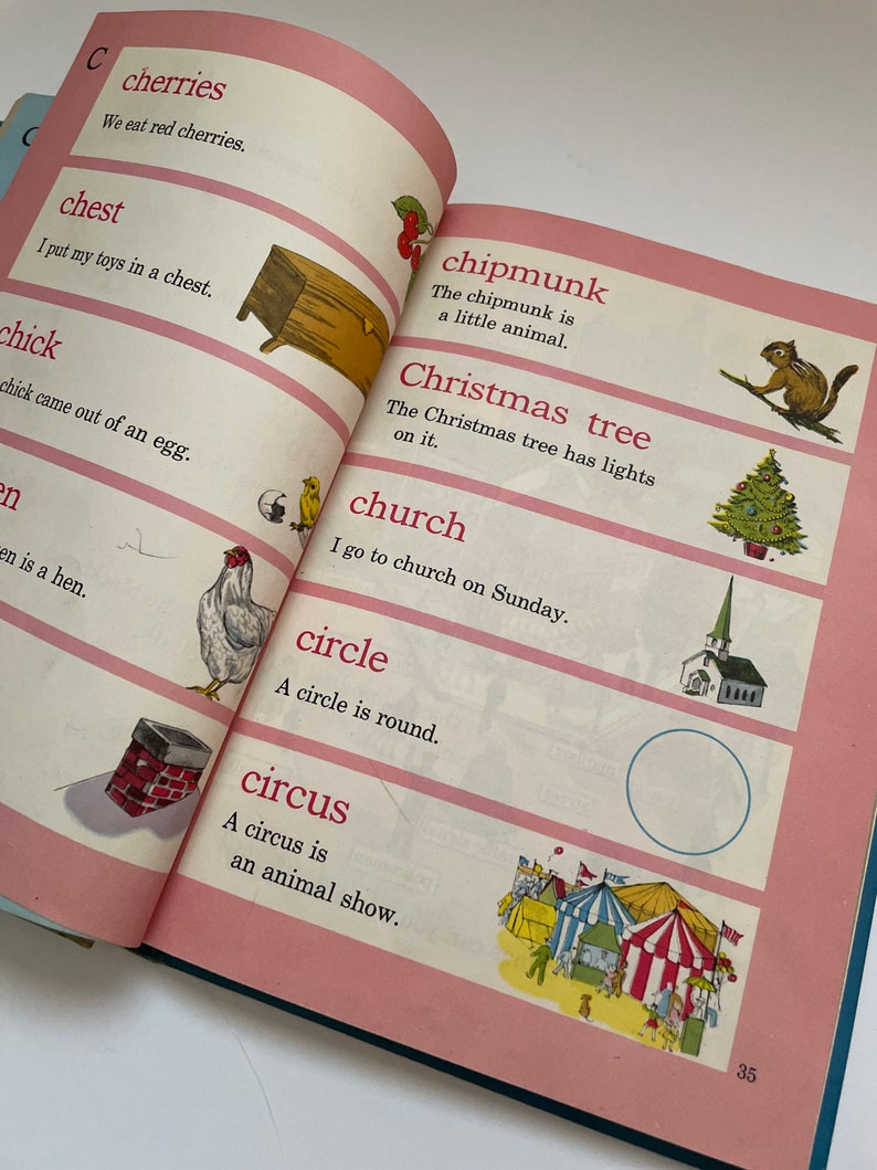 Vintage 1948 My FIRST DICTIONARY Adorable Childrens | Etsy