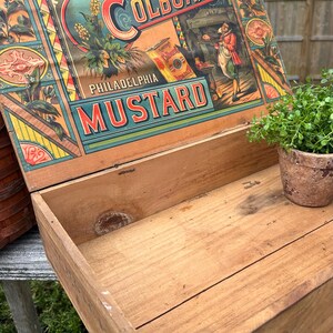 Large Antique 1800s Victorian Era Wooden Crate - Box - Vintage ...