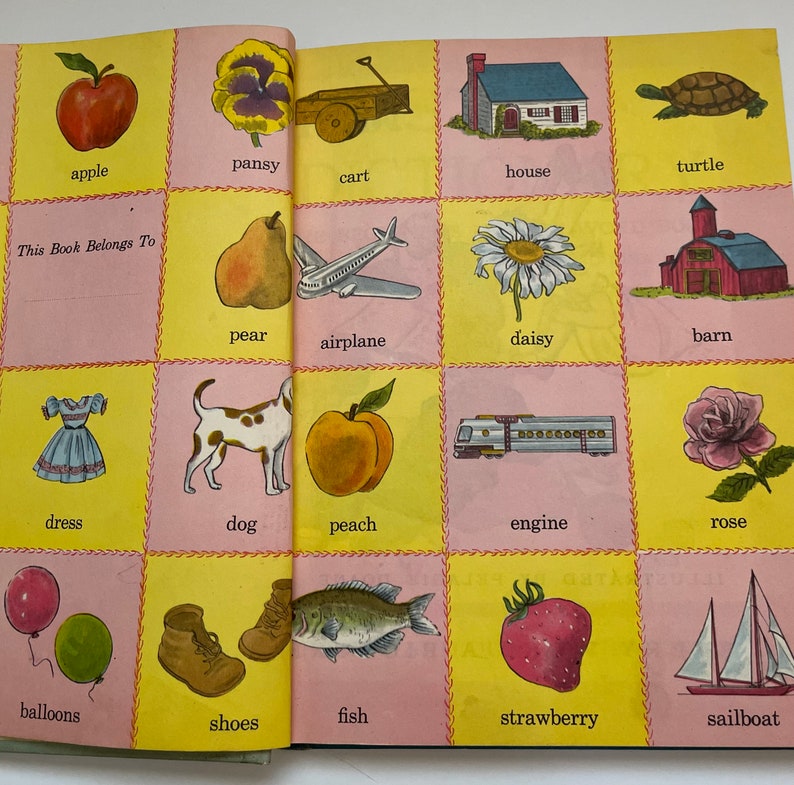 Vintage 1948 My FIRST DICTIONARY Adorable Childrens | Etsy