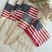5 Vintage American Flag PARADE FLAGS a Fabulous Bit of 1950s Vintage ...