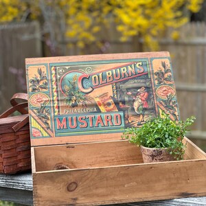 Large Antique 1800s Victorian Era Wooden Crate - Box - Vintage ...