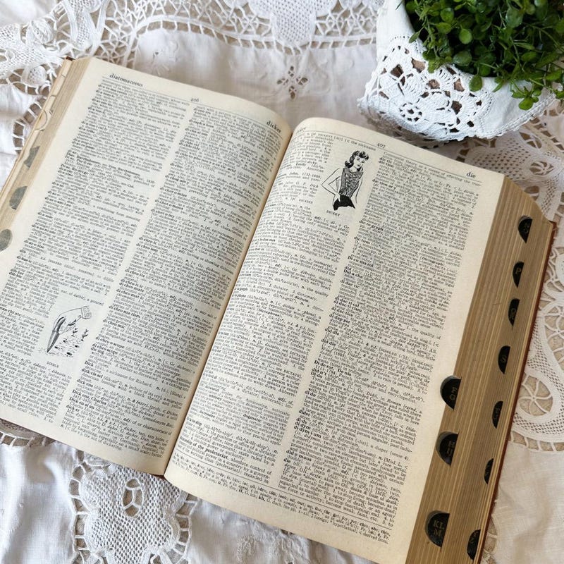 Antique Dictionary - Etsy