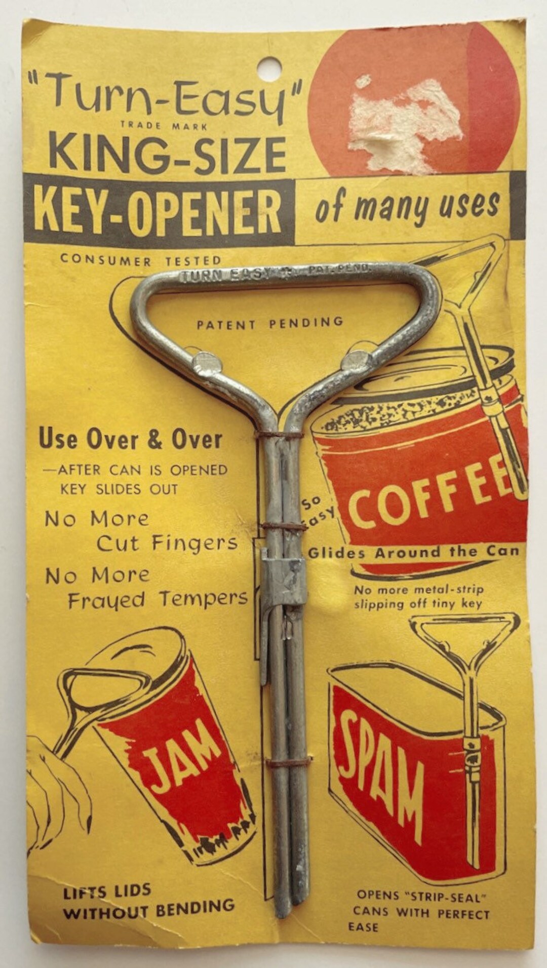 Vintage 1950s New Old Stock Turn-easy Key Can Opener for - Etsy