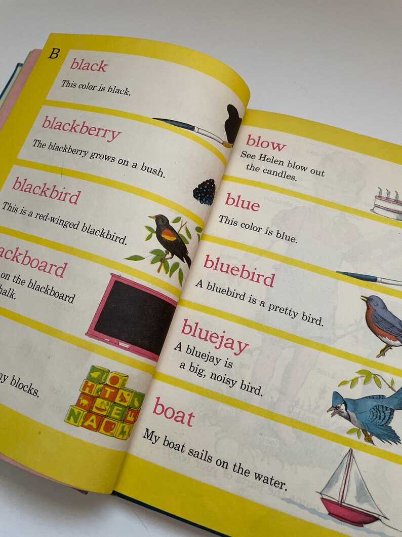 Vintage 1948 My FIRST DICTIONARY Adorable Childrens | Etsy