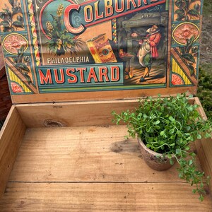 Large Antique 1800s Victorian Era Wooden Crate - Box - Vintage ...