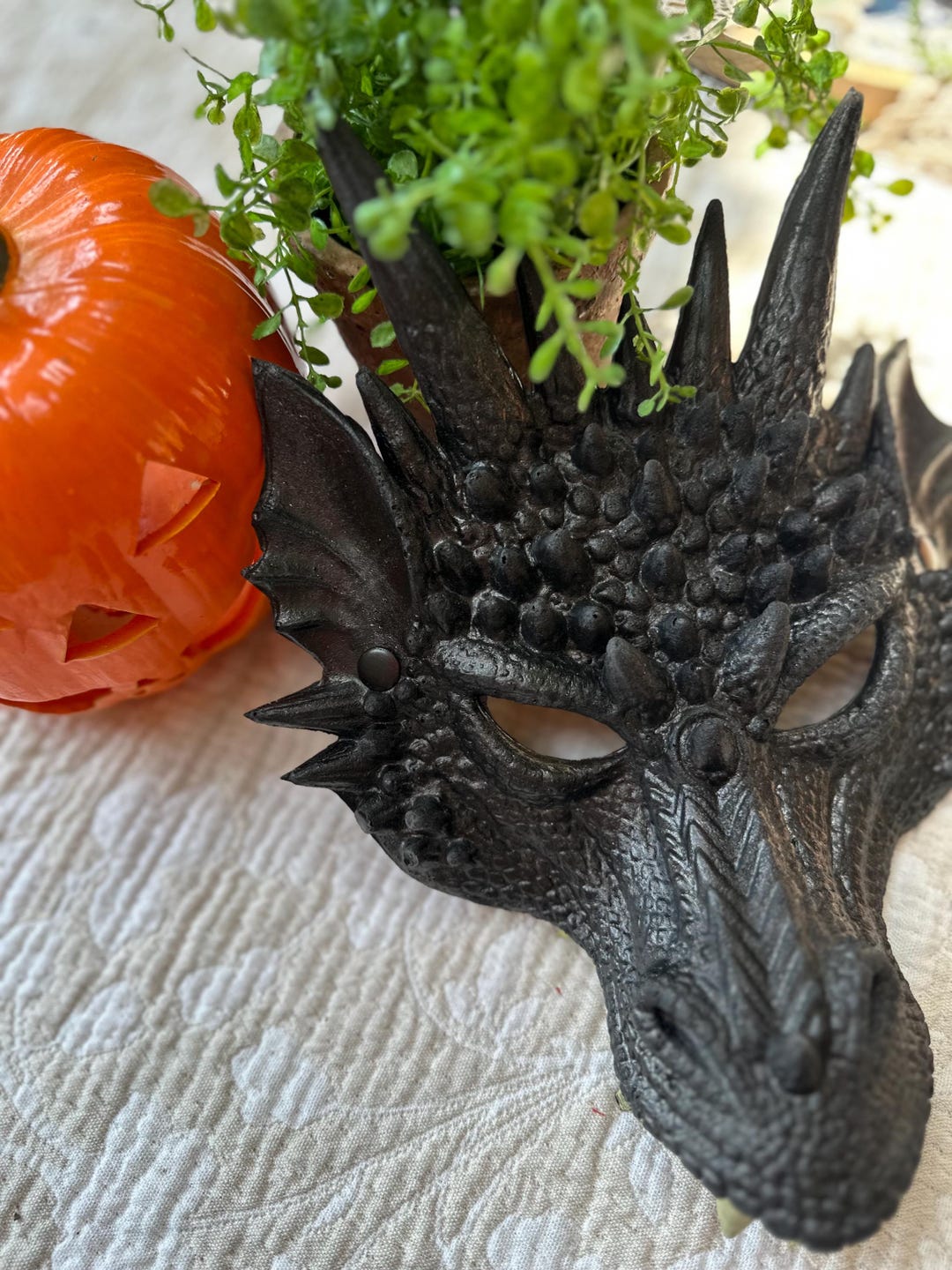 Vintage Halloween GHOULISH GARGOYLE Rubber Mask- Fun for Display and ...