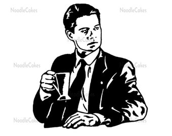 Agent Cooper Decal - Etsy