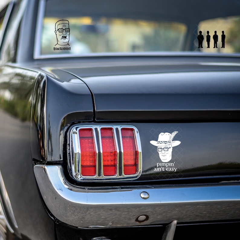 Hank Hill Pimp Sticker King of the Hill Decal Pimpin' - Etsy