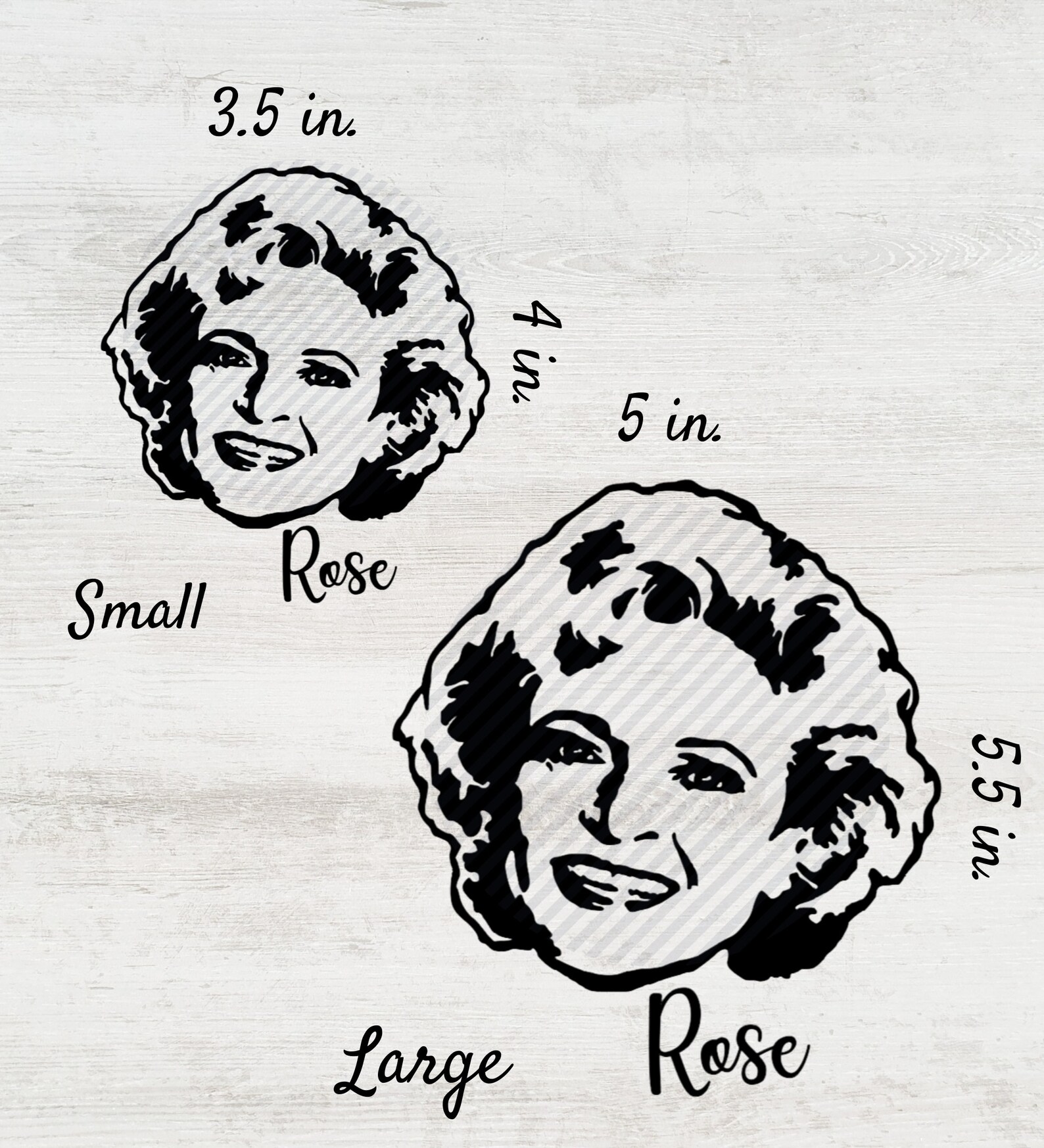 Golden Girls W/ Names Decals, Golden Girls Decals, Girls Night, Wine ...