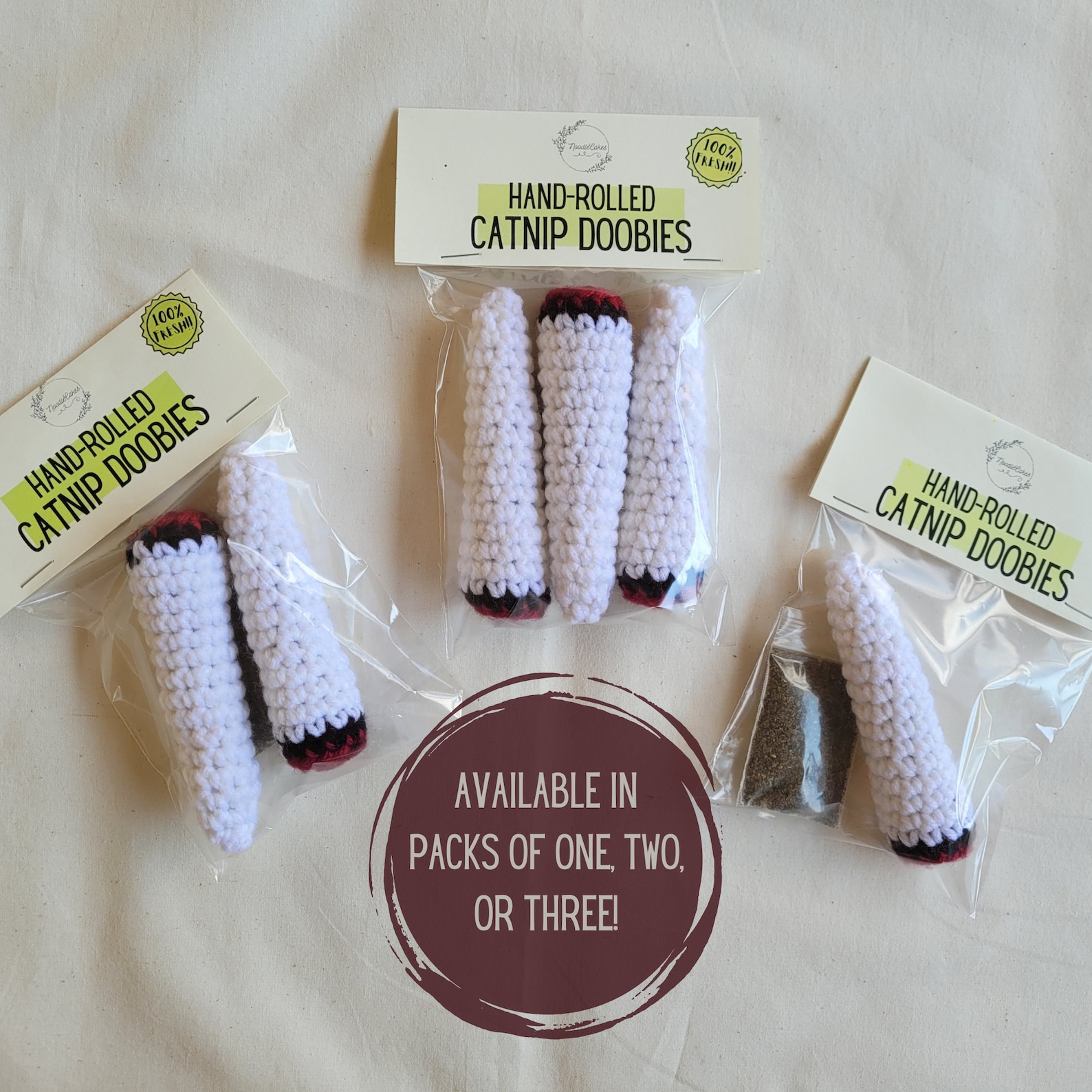 Catnip Doobie Toy Novelty Cat Toy Catnip Joint Toy Crochet | Etsy