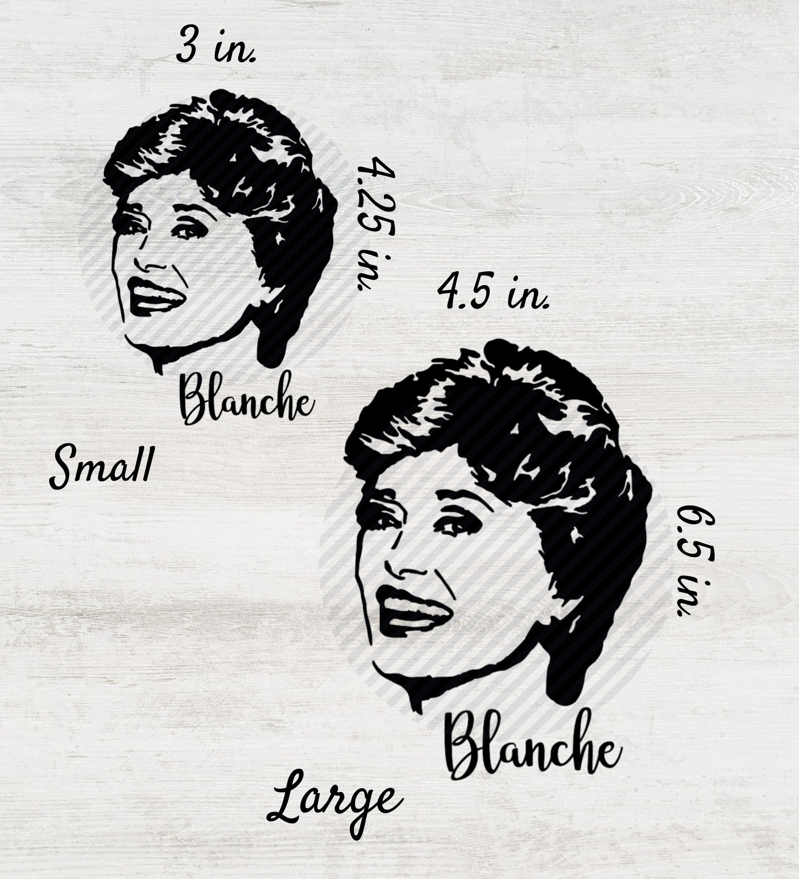 Golden Girls W/ Names Decals, Golden Girls Decals, Girls Night, Wine ...