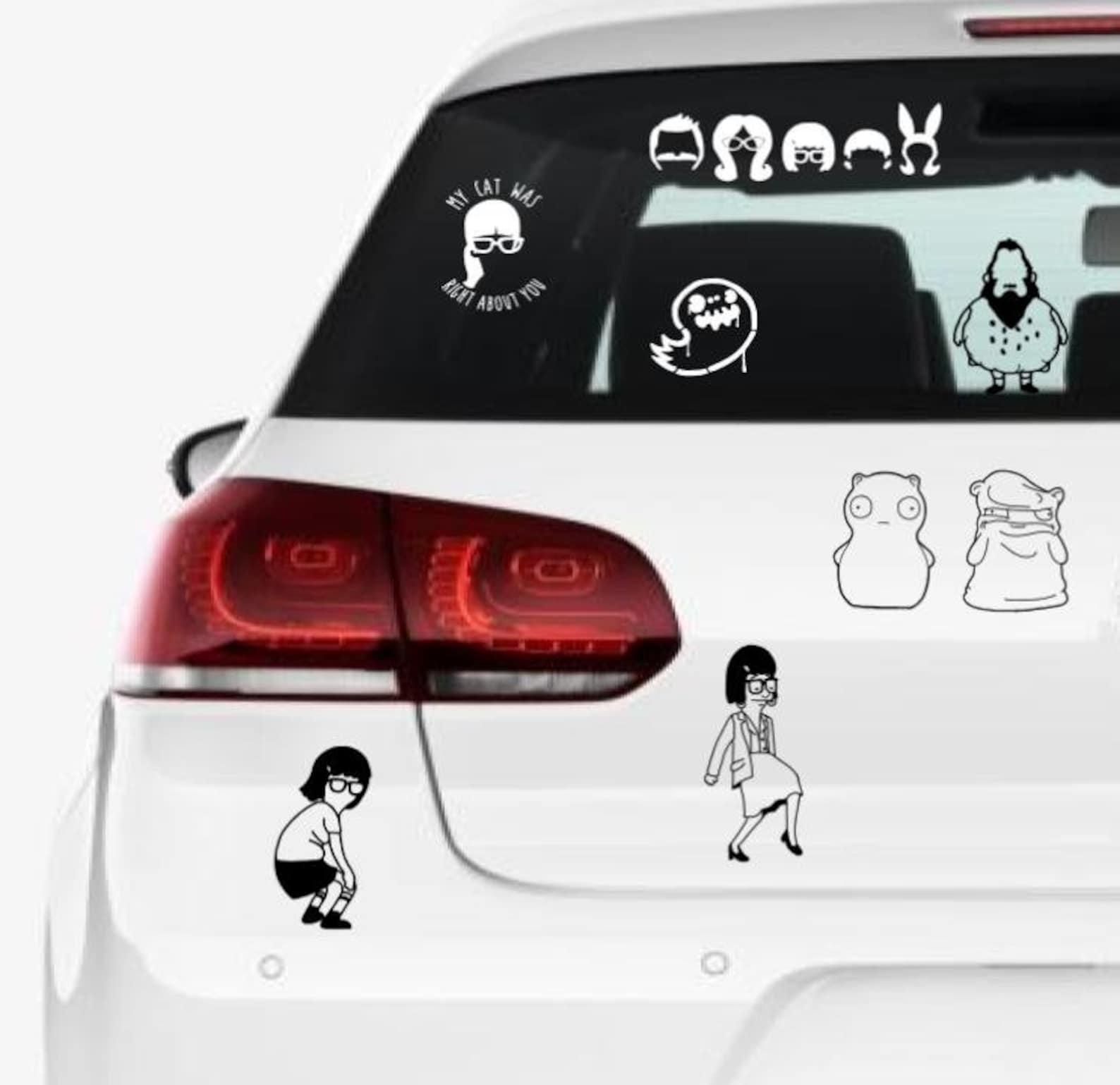 Bob's Burgers Vinyl Sticker Pack Bob's Burgers - Etsy
