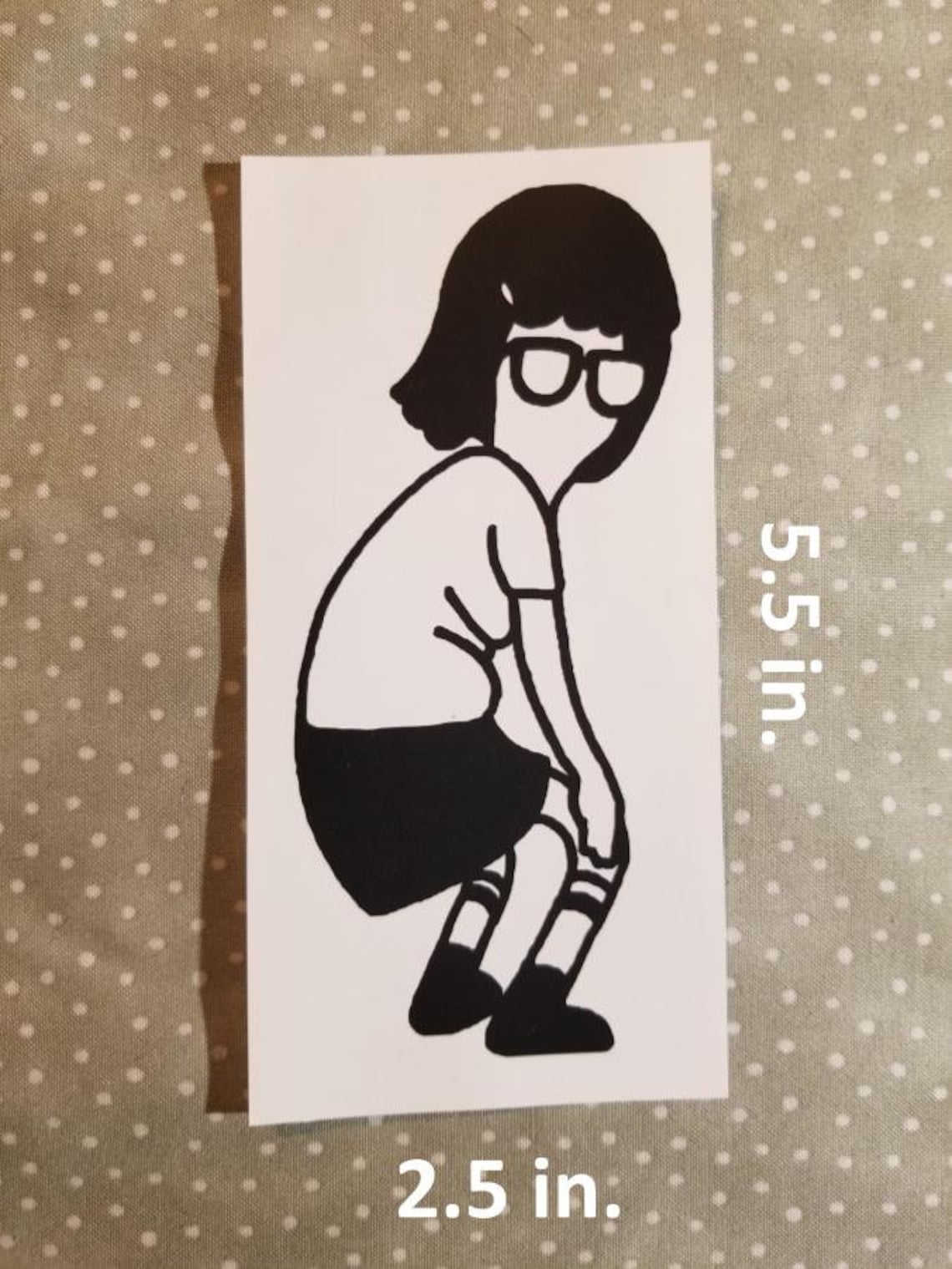 Twerking Tina Decal Tina Belcher Sticker Bob's Burgers - Etsy