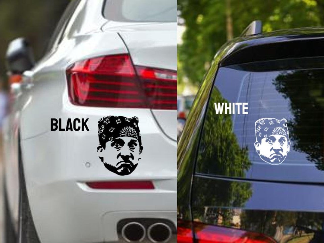 Prison Mike Vinyl Sticker the Office Decal Michael Scott - Etsy