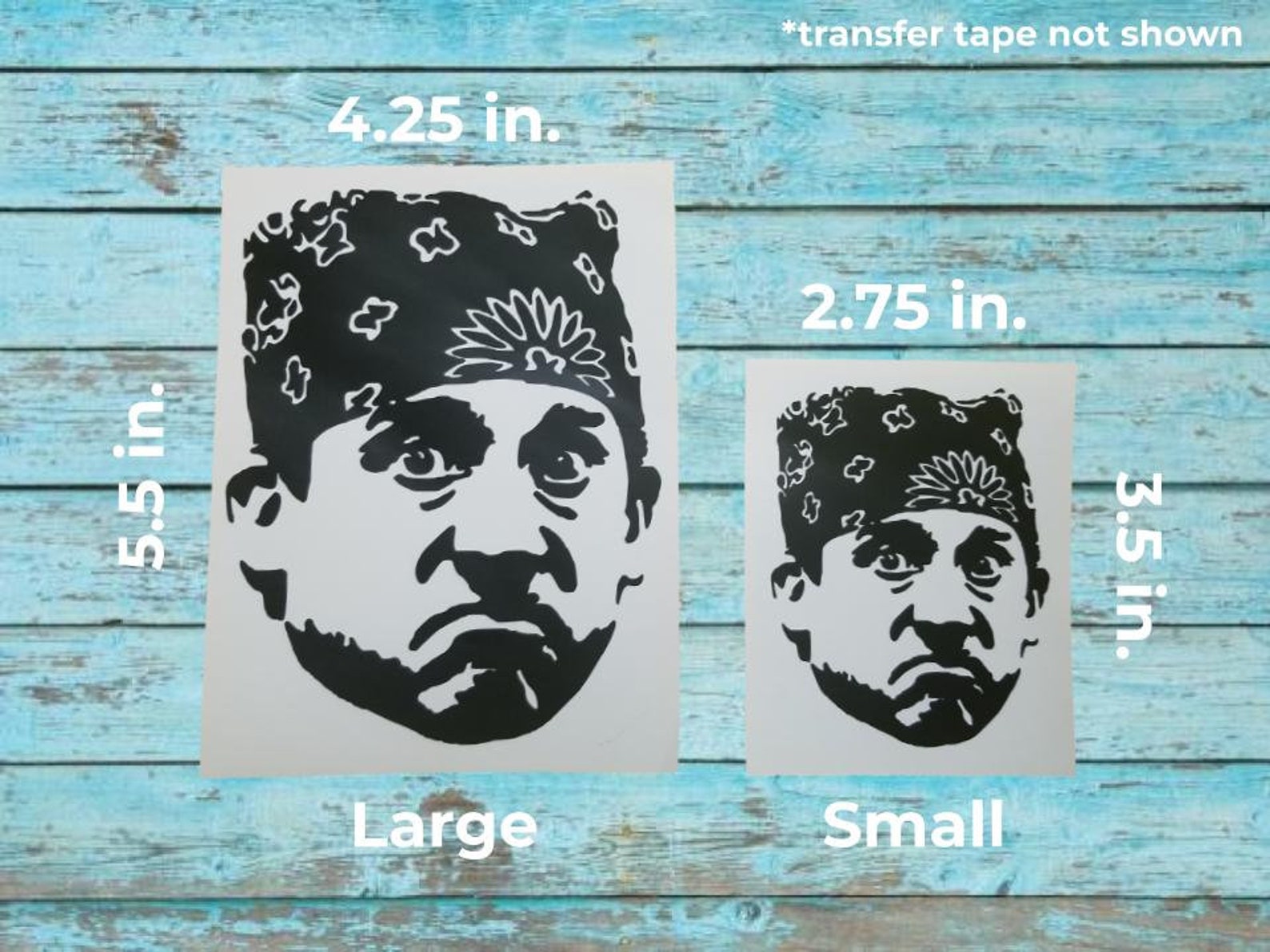 Prison Mike Vinyl Sticker the Office Decal Michael Scott - Etsy