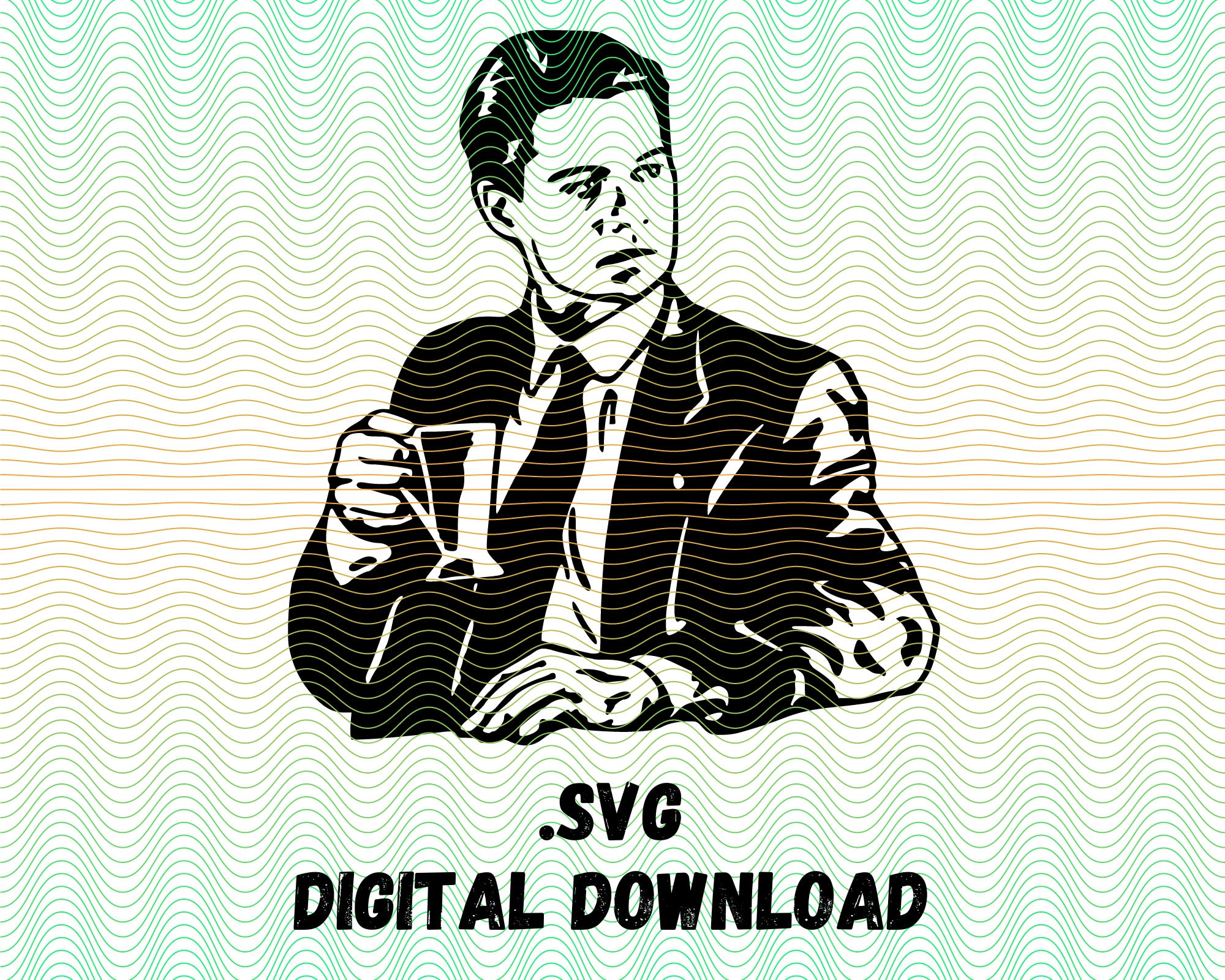 Agent Dale Cooper Svg, Twin Peaks Svg, Agent Cooper Svg, Dale Cooper ...