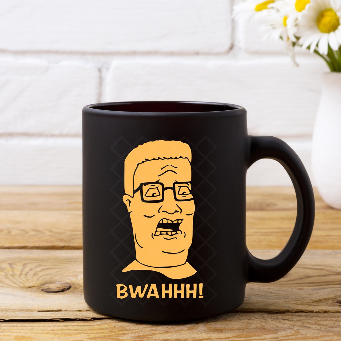 Hank Hill Bwahhh Sticker Vinyl Decal Vinyl Sticker King of - Etsy