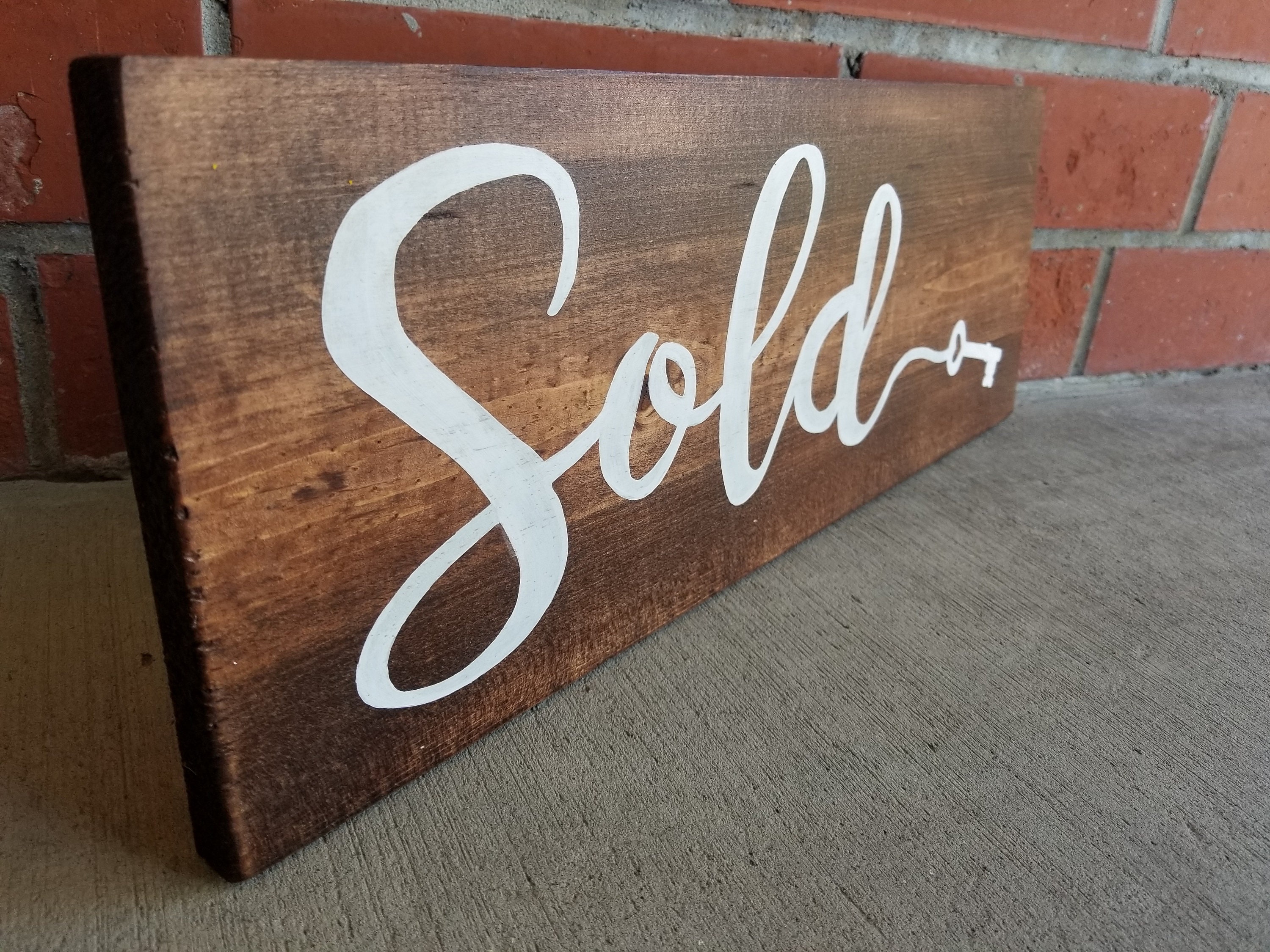 Wood Sign Wood Decor Wood Art Home Decor Wood Sold Sign | Etsy