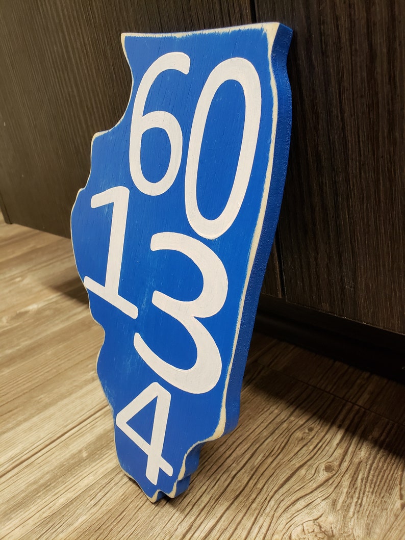 Wood Sign Wood Art Wood Decor Zip Code Sign State Zip Code | Etsy