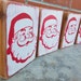 Santa Sign Santa Face Sign Vintage Santa Face Sign - Etsy