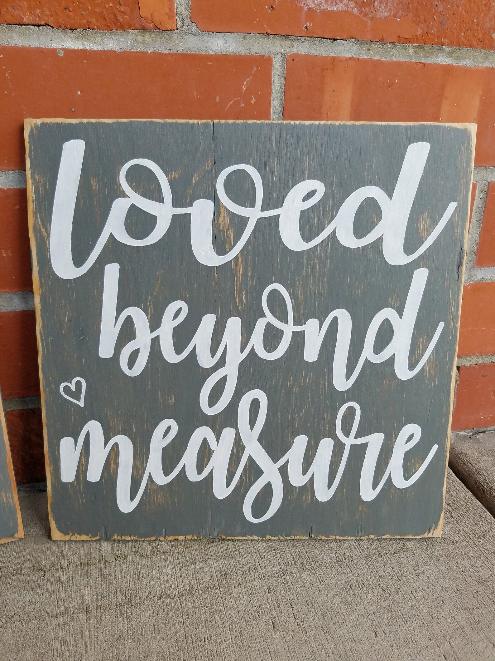 Wood Sign Wood Art Wood Decor Home Decor Loved Beyond - Etsy