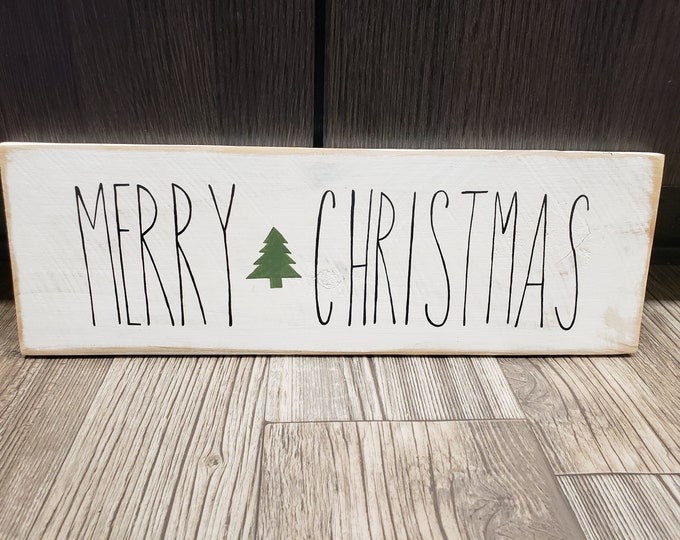 Merry Christmas Sign, Merry Christmas, Christmas Decor, Christmas Wood ...