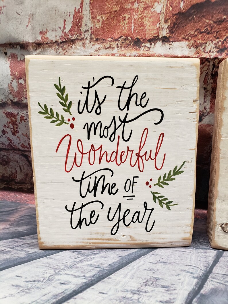 Its the Most Wonderful Time of the Year Christmas Sign - Etsy