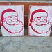 Santa Sign Santa Face Sign Vintage Santa Face Sign - Etsy