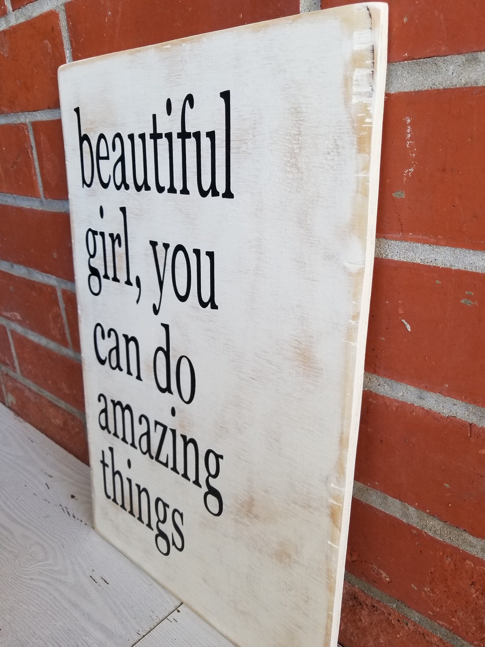 Wood sign wood art wood decor home decor beautiful girl | Etsy