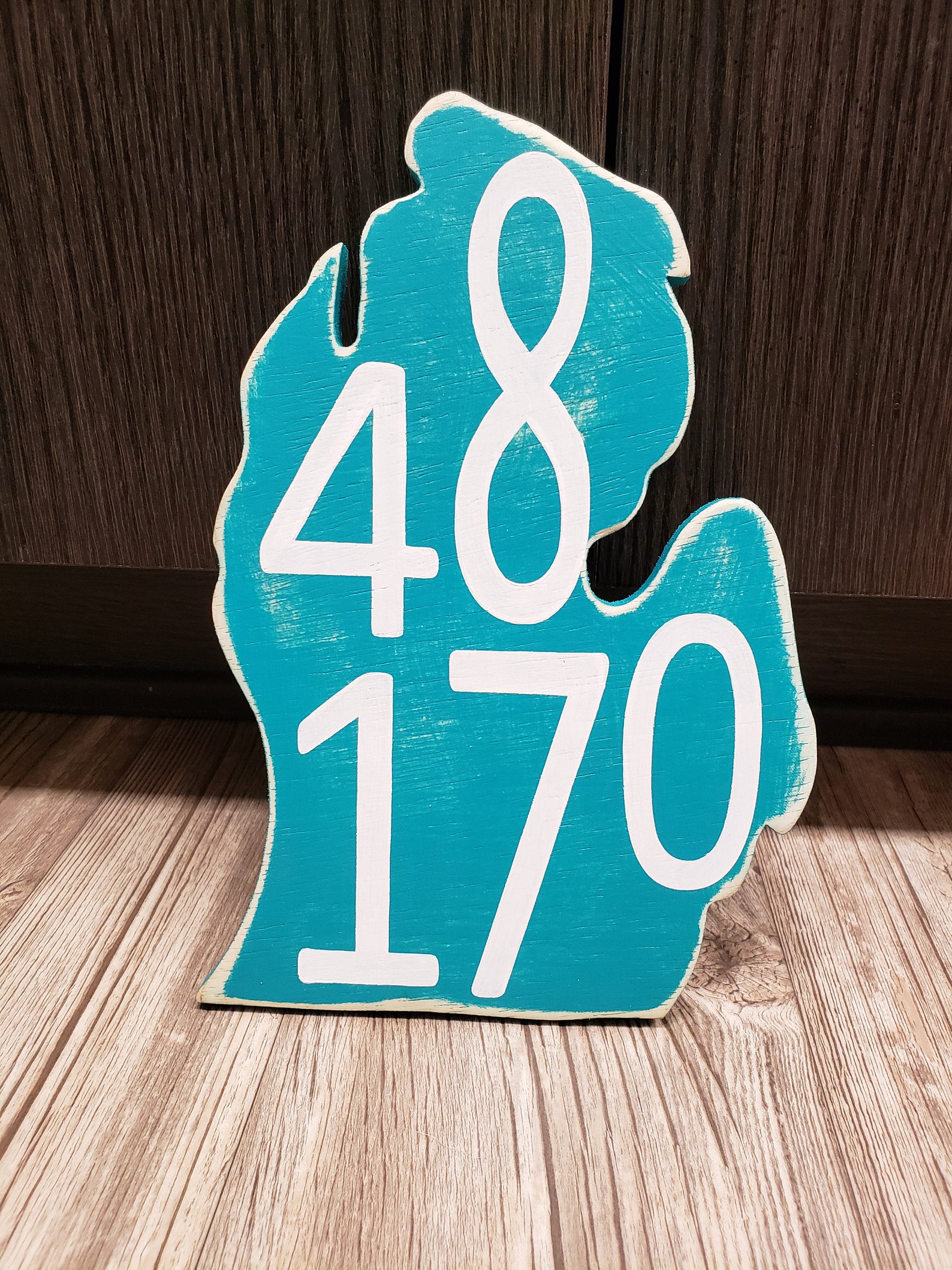 Wood Sign Wood Art Wood Decor Zip Code Sign State Zip Code - Etsy