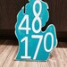 Wood Sign Wood Art Wood Decor Zip Code Sign State Zip Code - Etsy