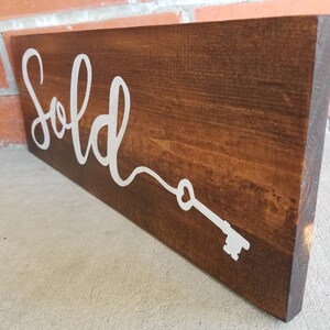 Wood Sign Wood Decor Wood Art Home Decor Wood Sold Sign - Etsy