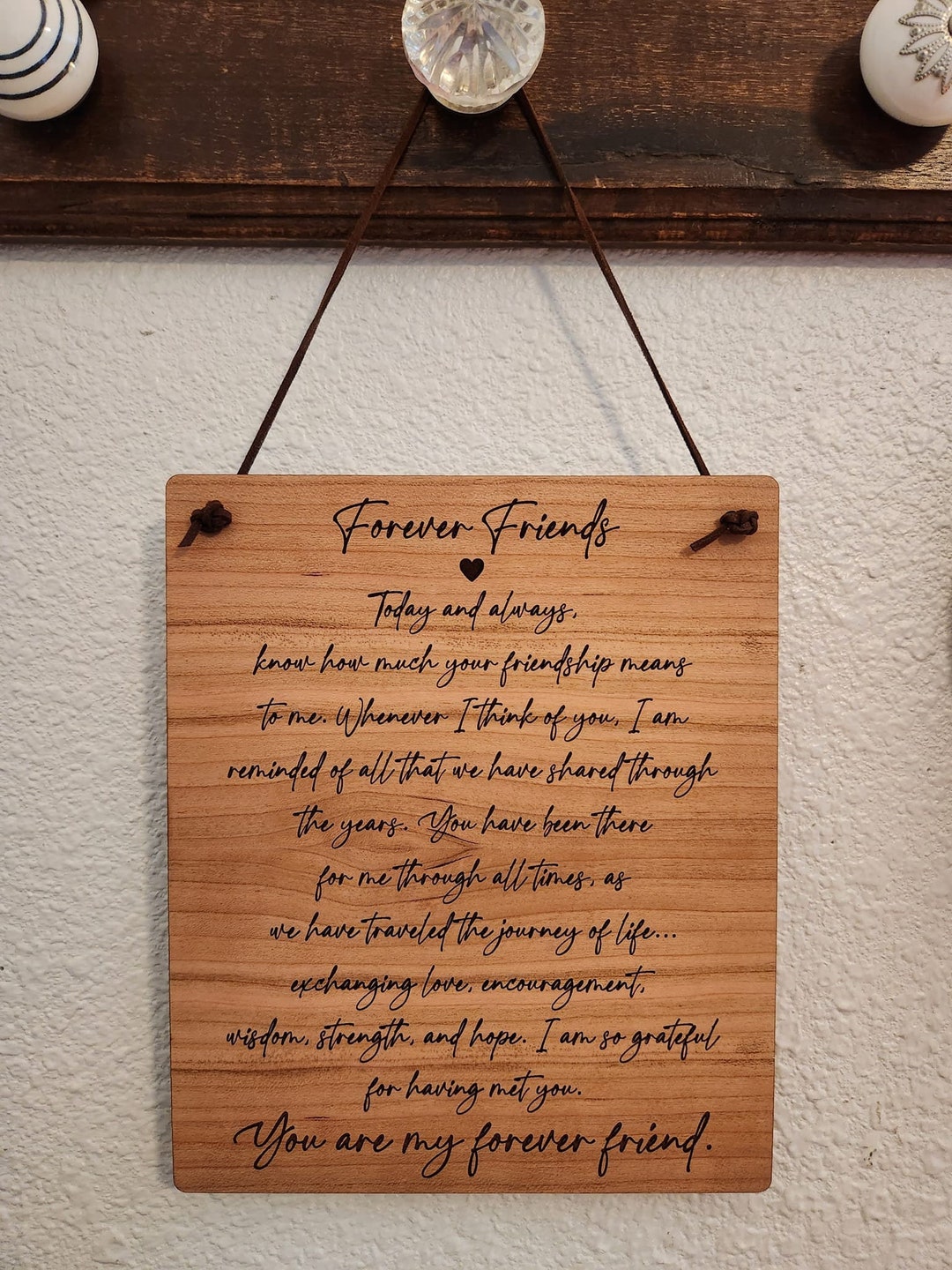 Forever Friends, Friend Gift, Friend Gift Idea, Special Friend Gift ...