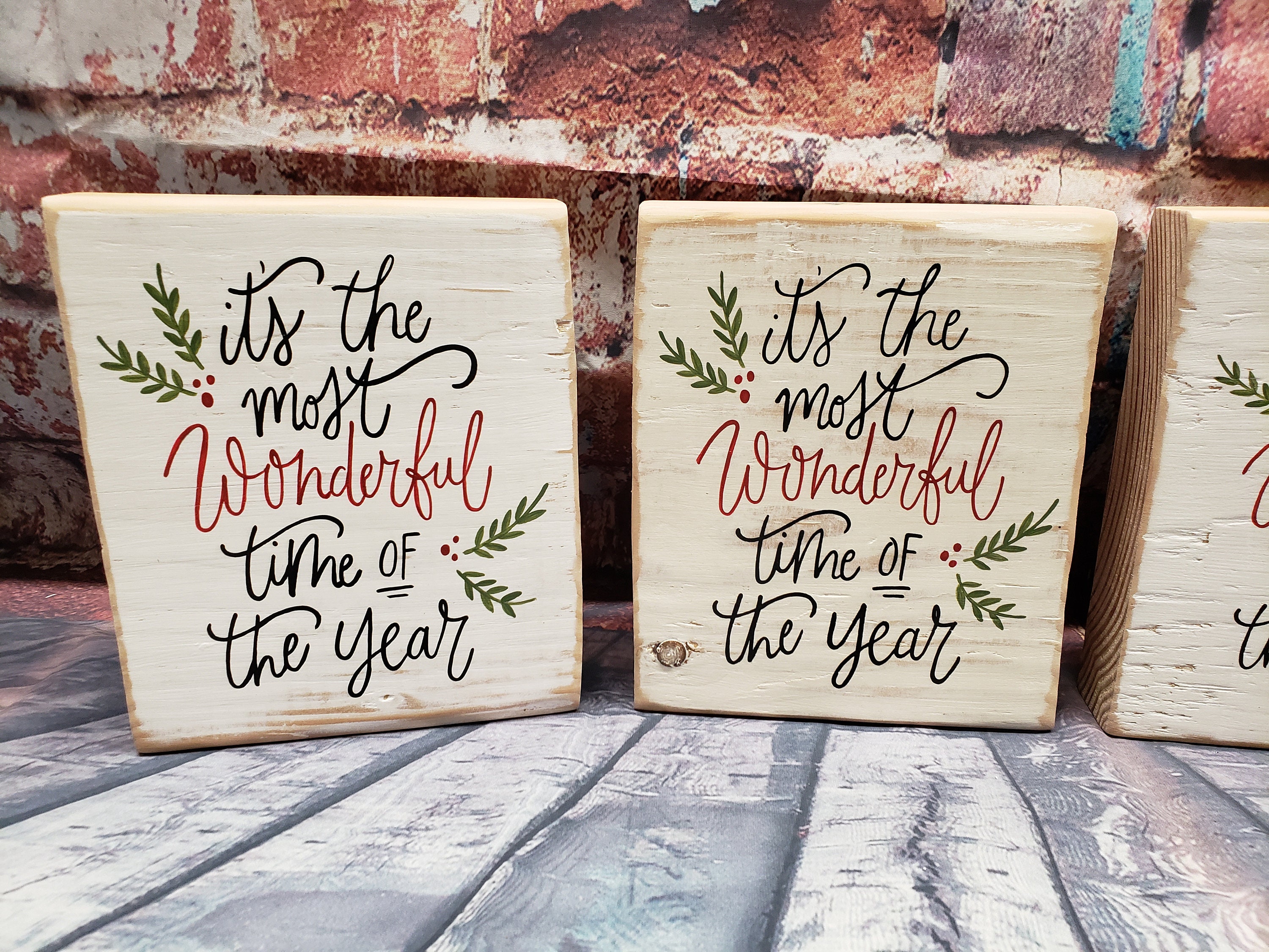 Its the Most Wonderful Time of the Year Christmas Sign - Etsy