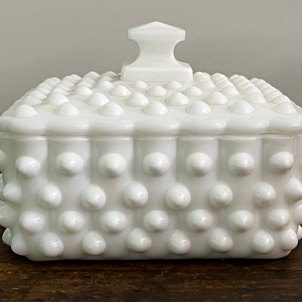 Fenton Glass Box With Lid - Etsy