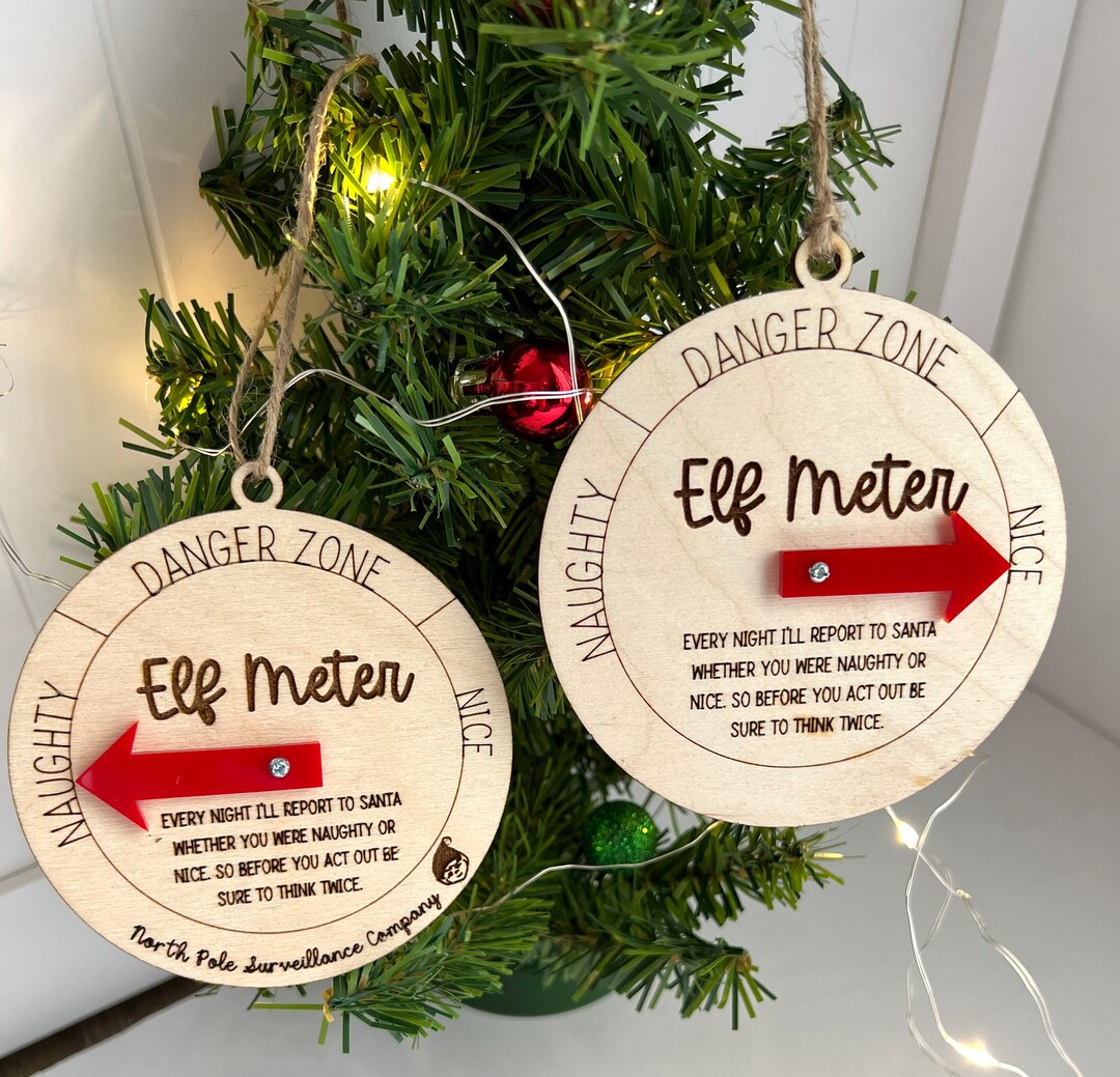 Elf Meter, Elf Behavior Ornament, Christmas Ornament Gift, Elf Gift ...