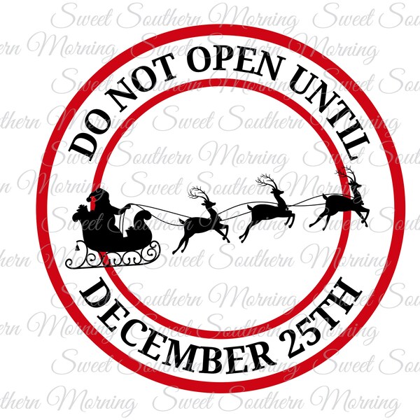 Do Not Open Until - Etsy