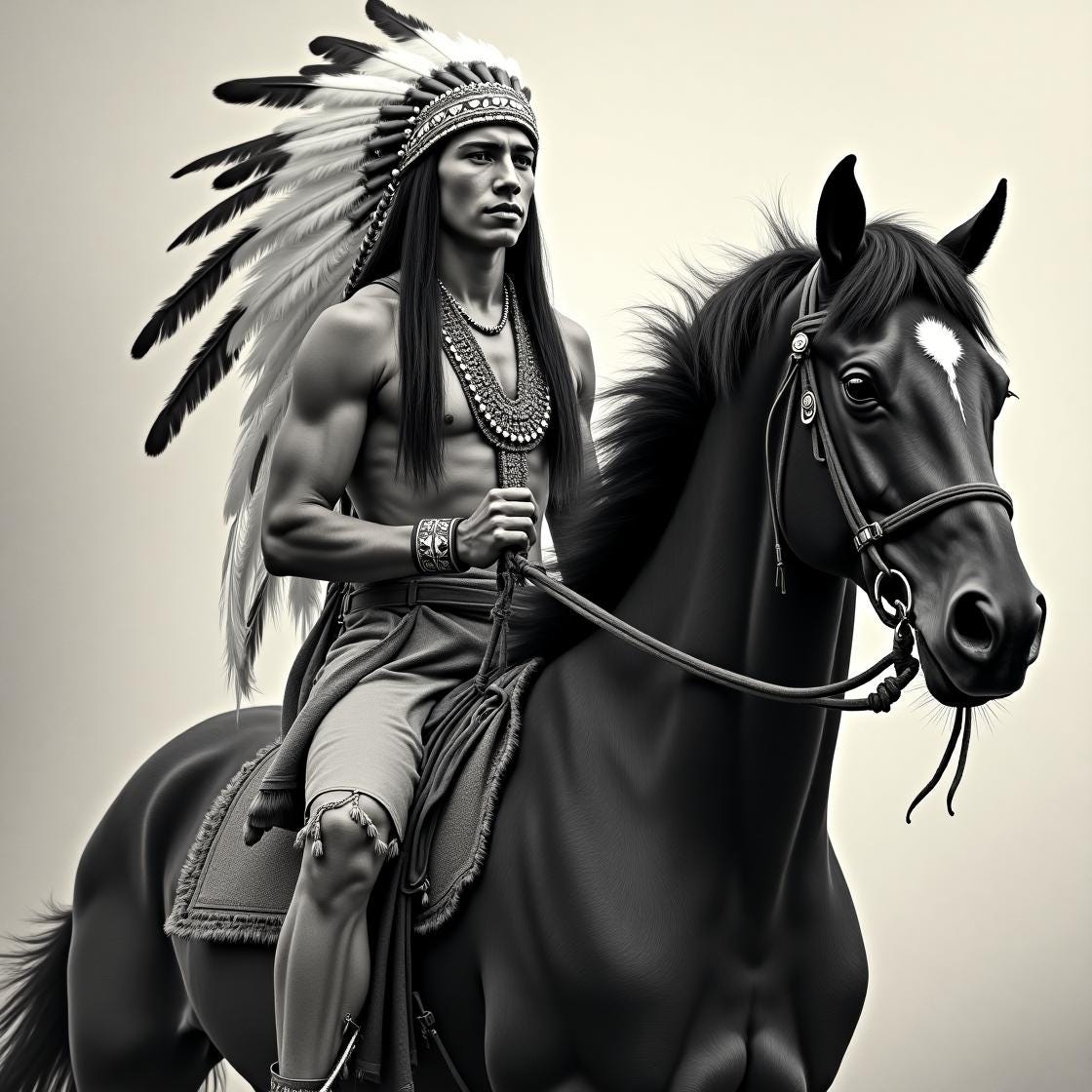Horses an Native Americans (download Collection of 5jpg) - Etsy