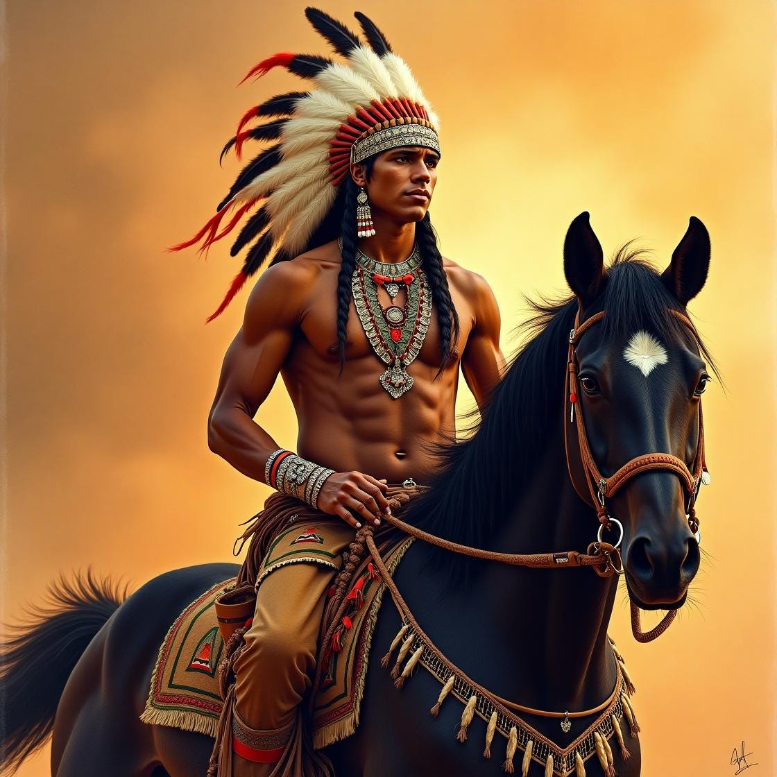 Horses an Native Americans (download Collection of 5jpg) - Etsy