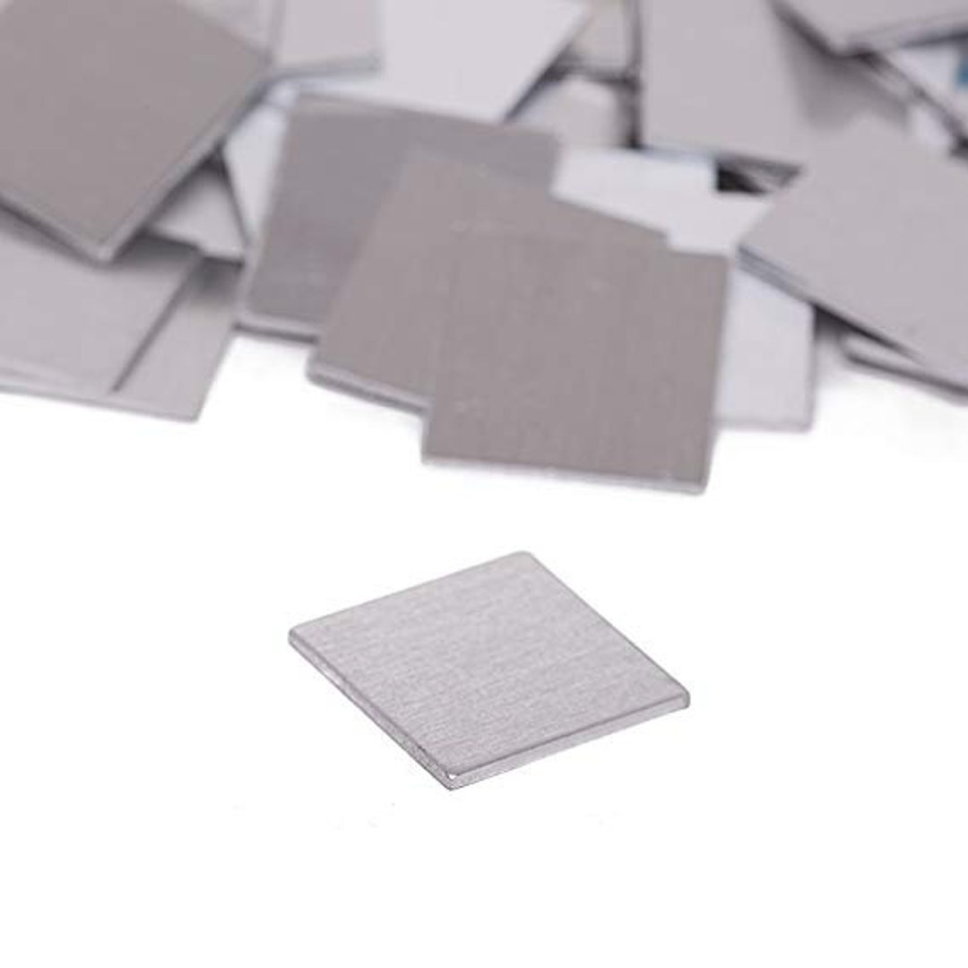 Metal Stamping Blanks Engraving Blanks Silver Blanks Large Square ...