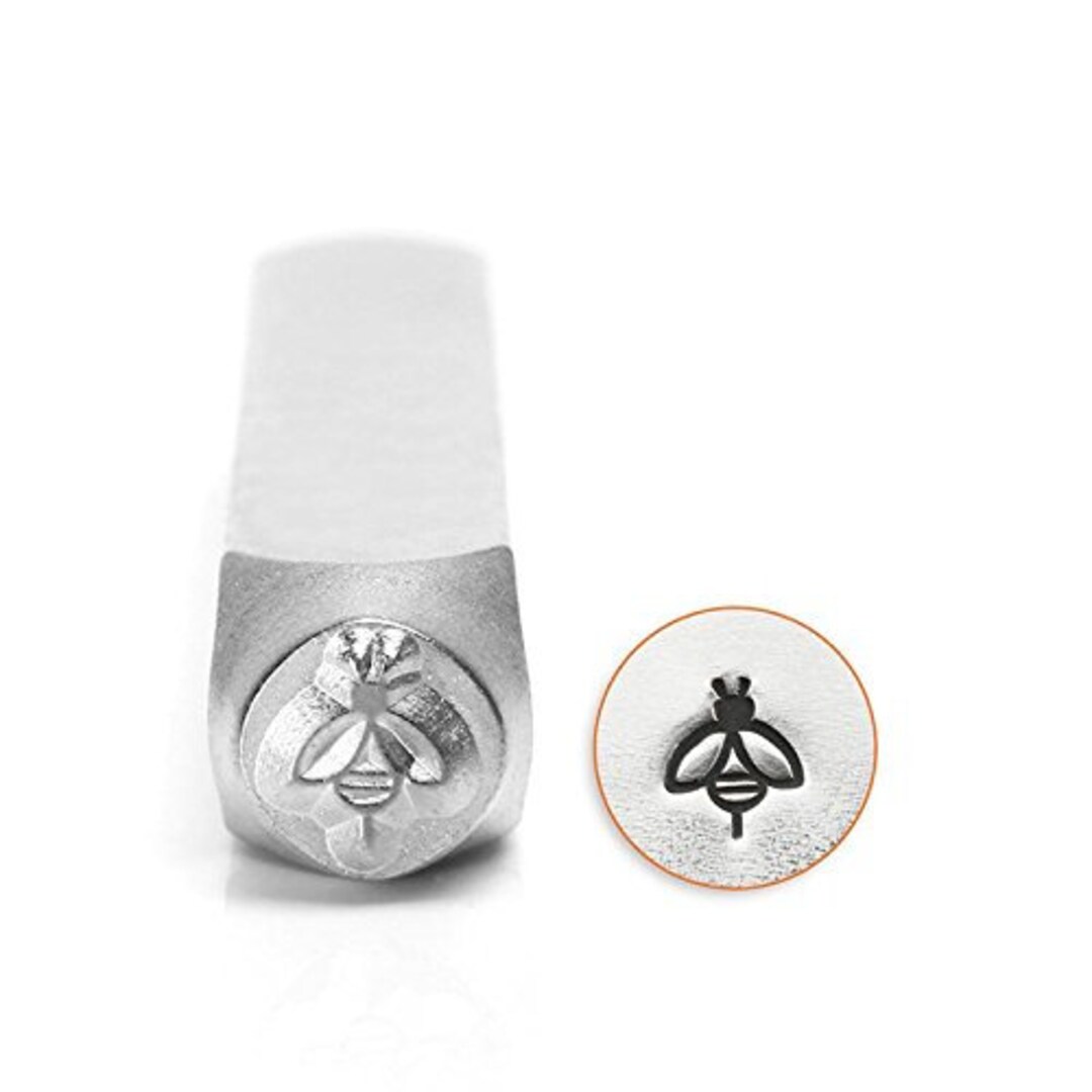 Bee Metal Stamp Bee Design Stamp Metal Stamping Tools Steel Impressart ...