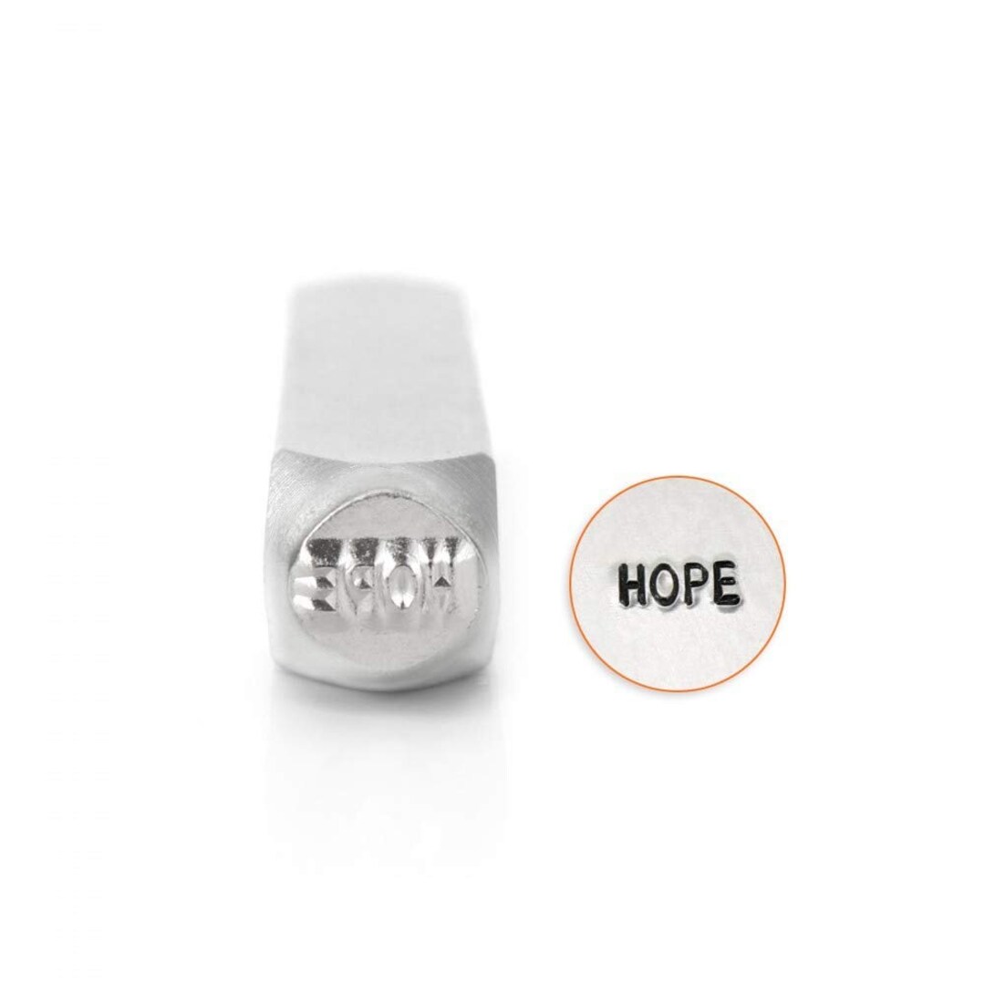 Hope Metal Stamp Hope Stamp 6mm Word Stamp Metal Stamping Tools Steel ...