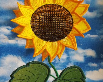 Sunflower Applique | Etsy