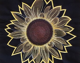 Sunflower Applique | Etsy