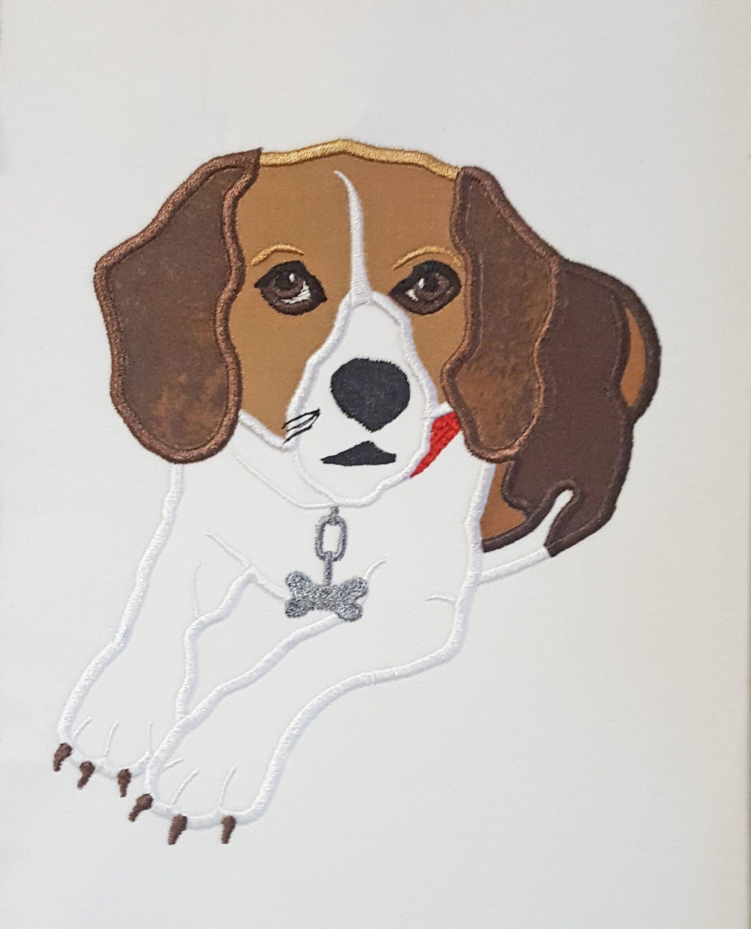 Beagle Dog Applique Embroidery Design / Embroidery Machine Design / Dog ...